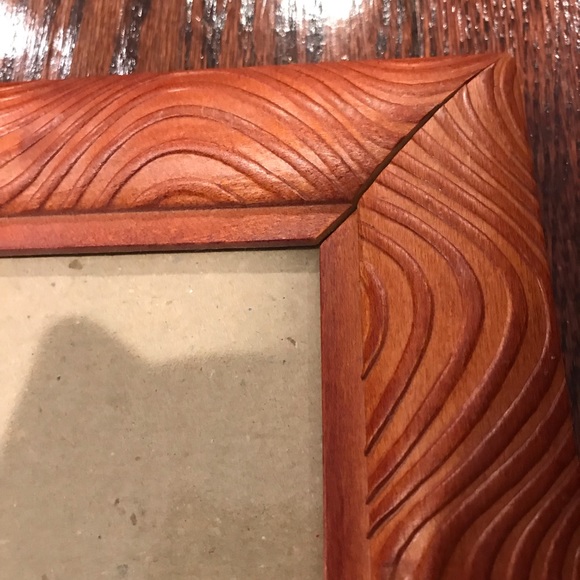 Terragrafics | Accents | Terragrafics Wavy Wooden Frame | Poshmark